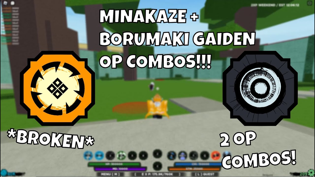 MINAKAZE + BORUMAKI GAIDEN OP COMBO!!! | Shinobi Life 2 Roblox - YouTube