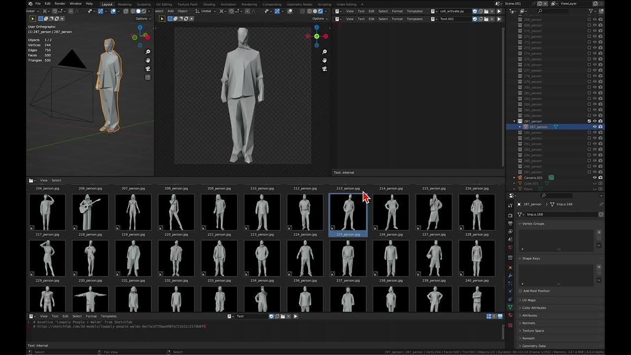 Blender Blog : Advanced Editor Scripting using bpy - YouTube
