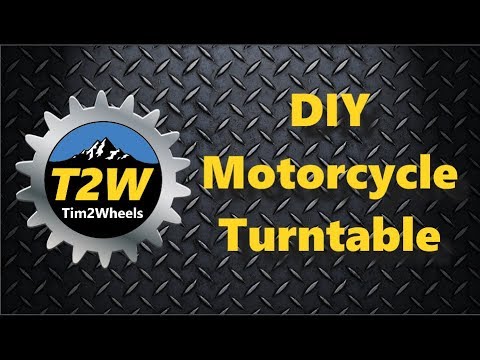 T2W: DIY Motorcycle Turntable - YouTube
