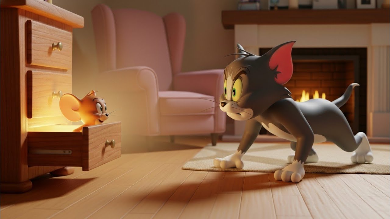 Tom and Jerry scarry rain 🌧️tom and Jerry Ai - YouTube