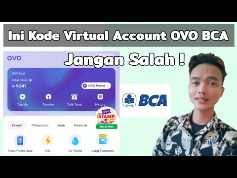 Cara Melihat Kode Virtual Account OVO BCA Terbaru - YouTube