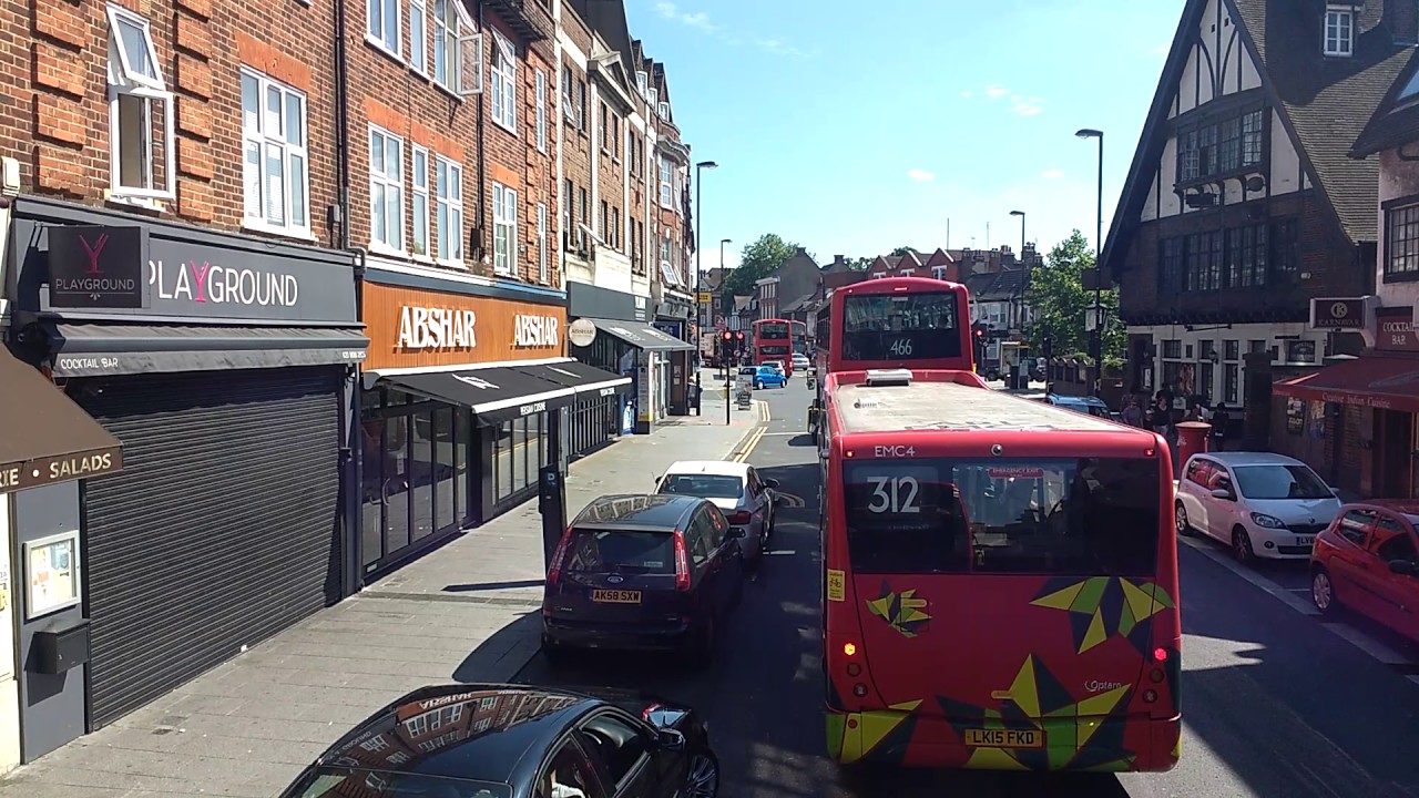 405 from West Croydon to st Giles school - YouTube