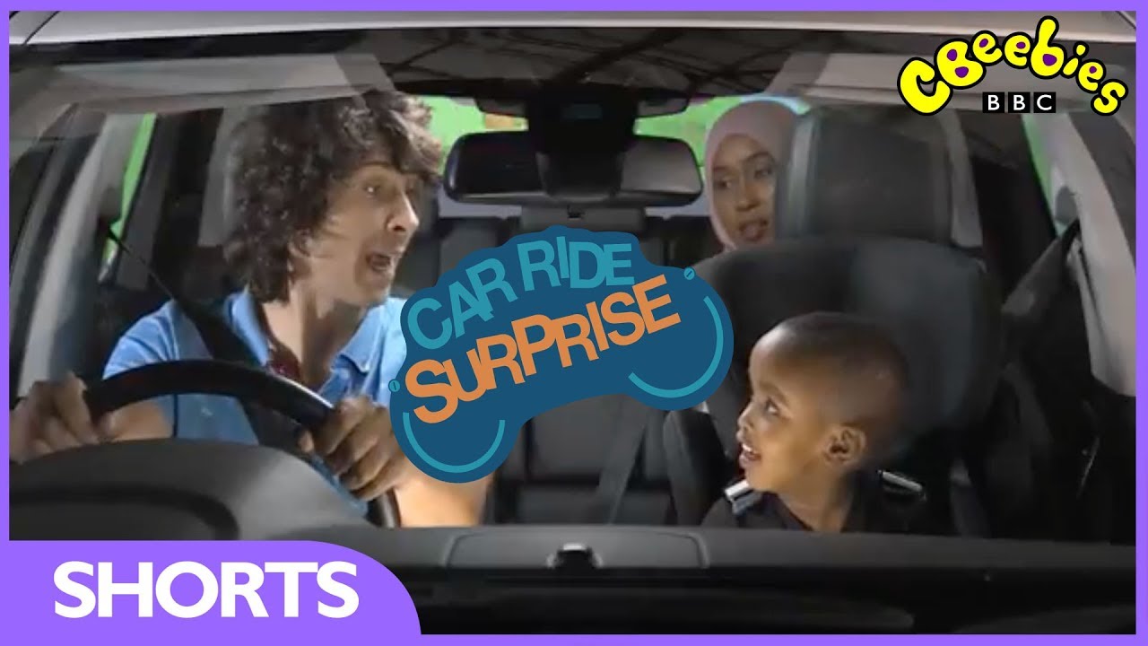 CBeebies | Car Ride Surprise with Andy Day and Ishaq - YouTube