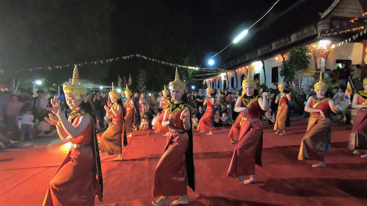 Laos' Ramayana - Phra Lak Phra Ram Dance-drama, Wat That Luang, Luang ...