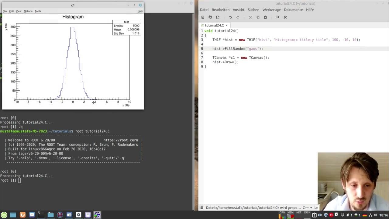 CERN ROOT Tutorial 25: Histogram Stacks and Useful Tricks - YouTube
