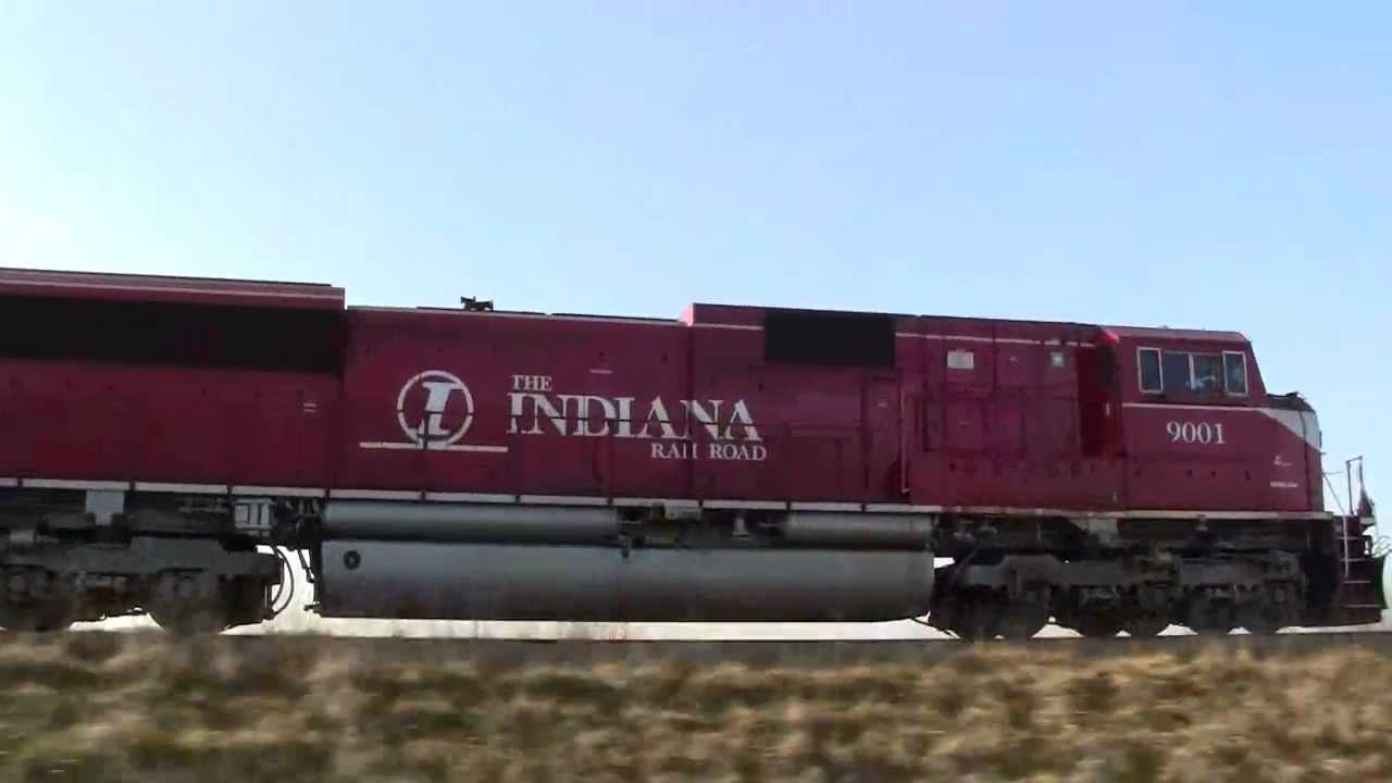 CSX/INRD Coal Train V582 passes the B&O CPL signal at the Vincennes ...