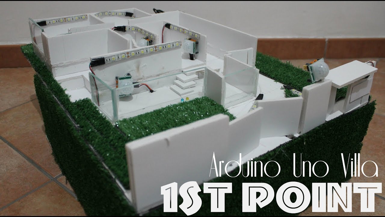 Arduino Uno - Home Project 1st Points Automation Villa - YouTube