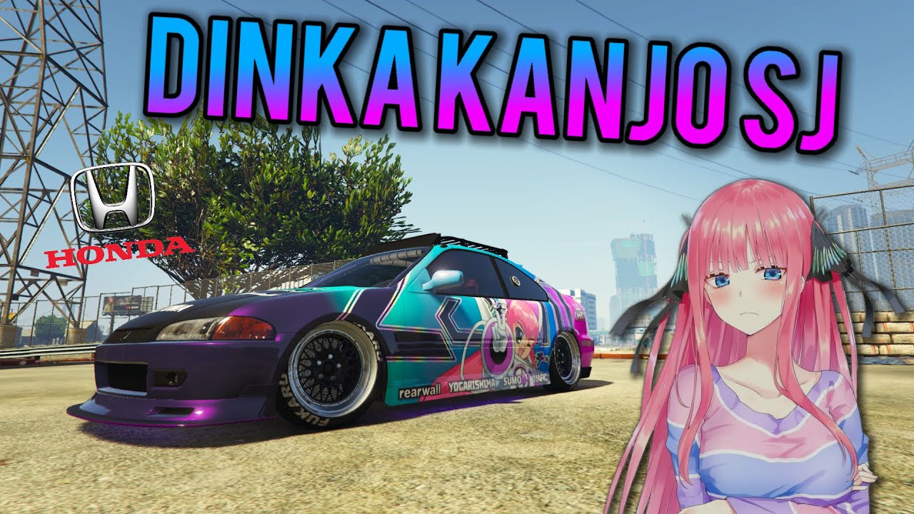 GTA Online: New Dinka Kanjo SJ Itasha痛車 Livery (Anime Car) - YouTube