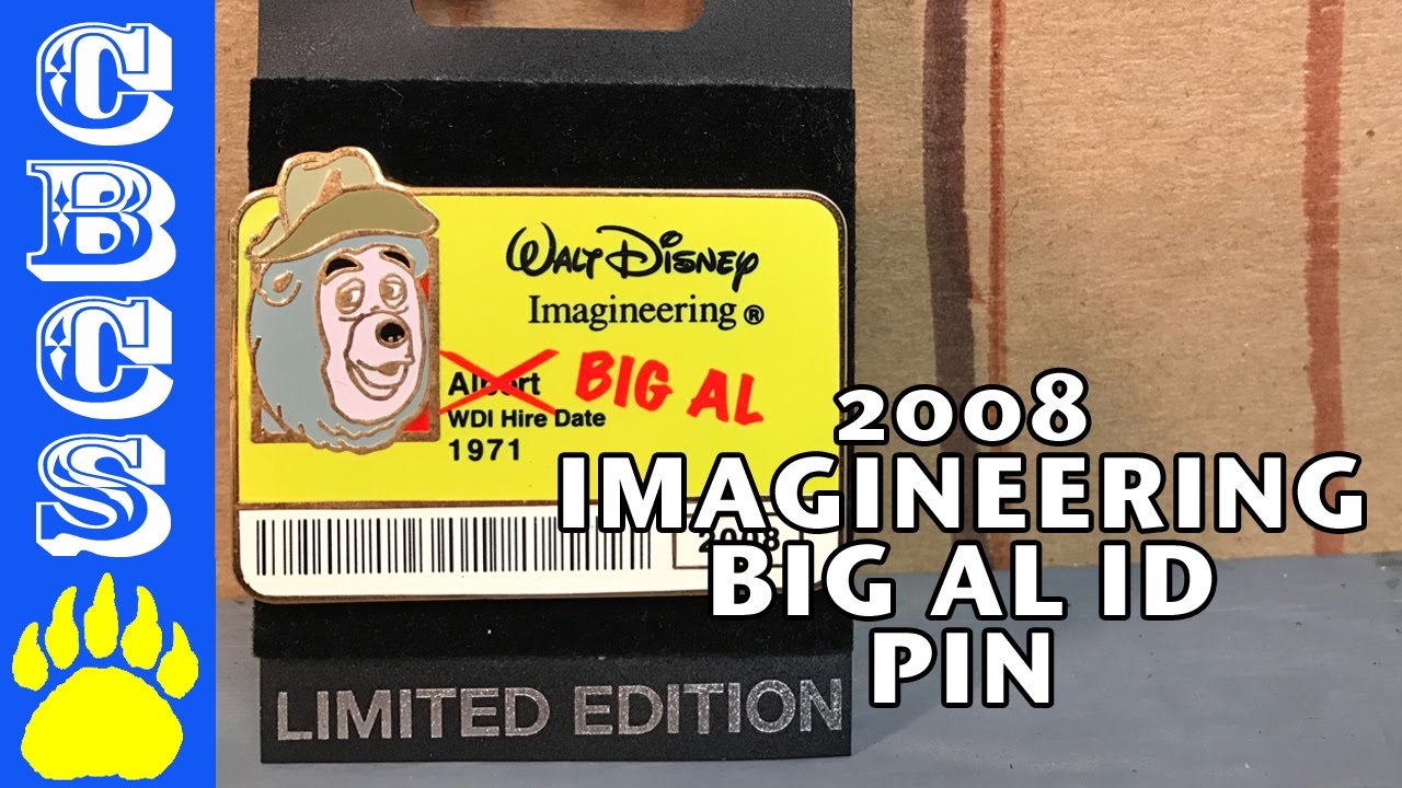 2008 Walt Disney Imagineering Limited Edition Big Al Pin - Country Bear ...