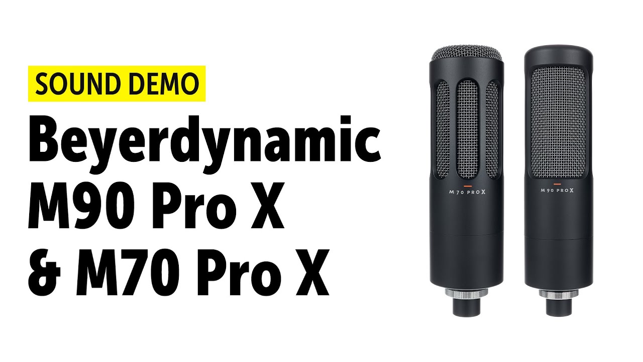 Beyerdynamic M90 Pro X and M70 Pro X (no talking) - YouTube