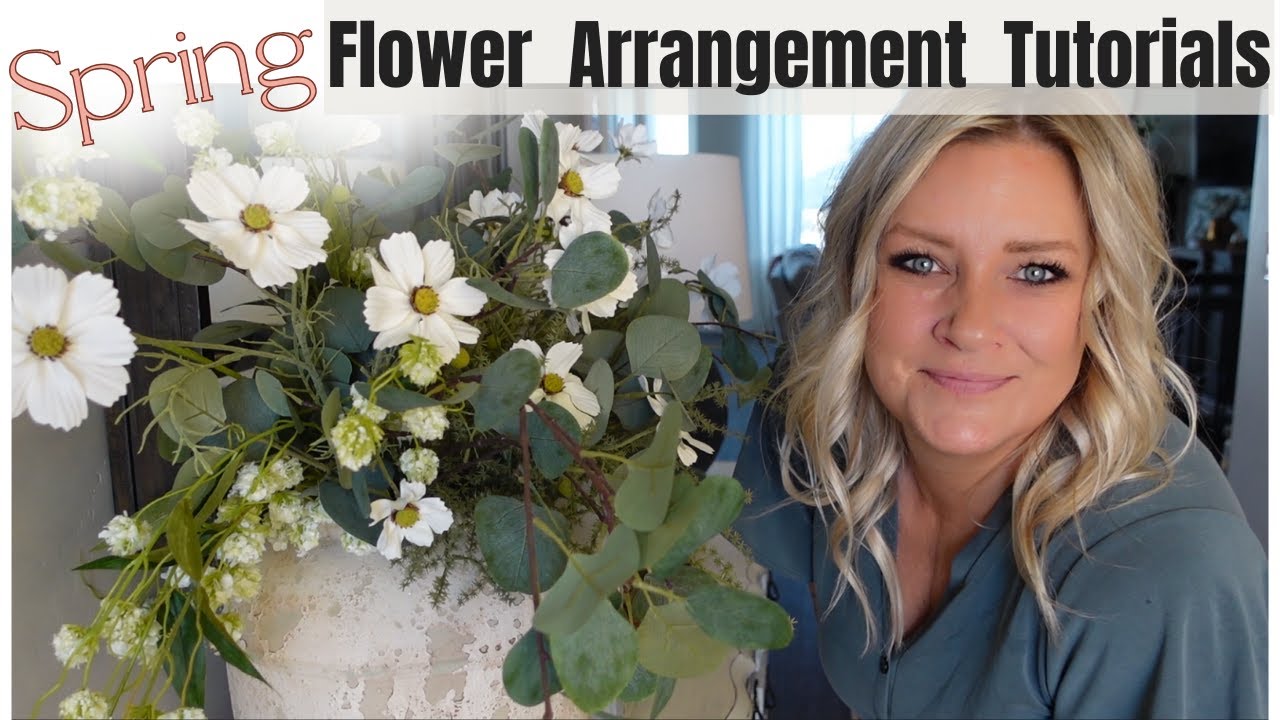 Flower Arrangement Tutorials for Spring! |Decorate with Me| - YouTube