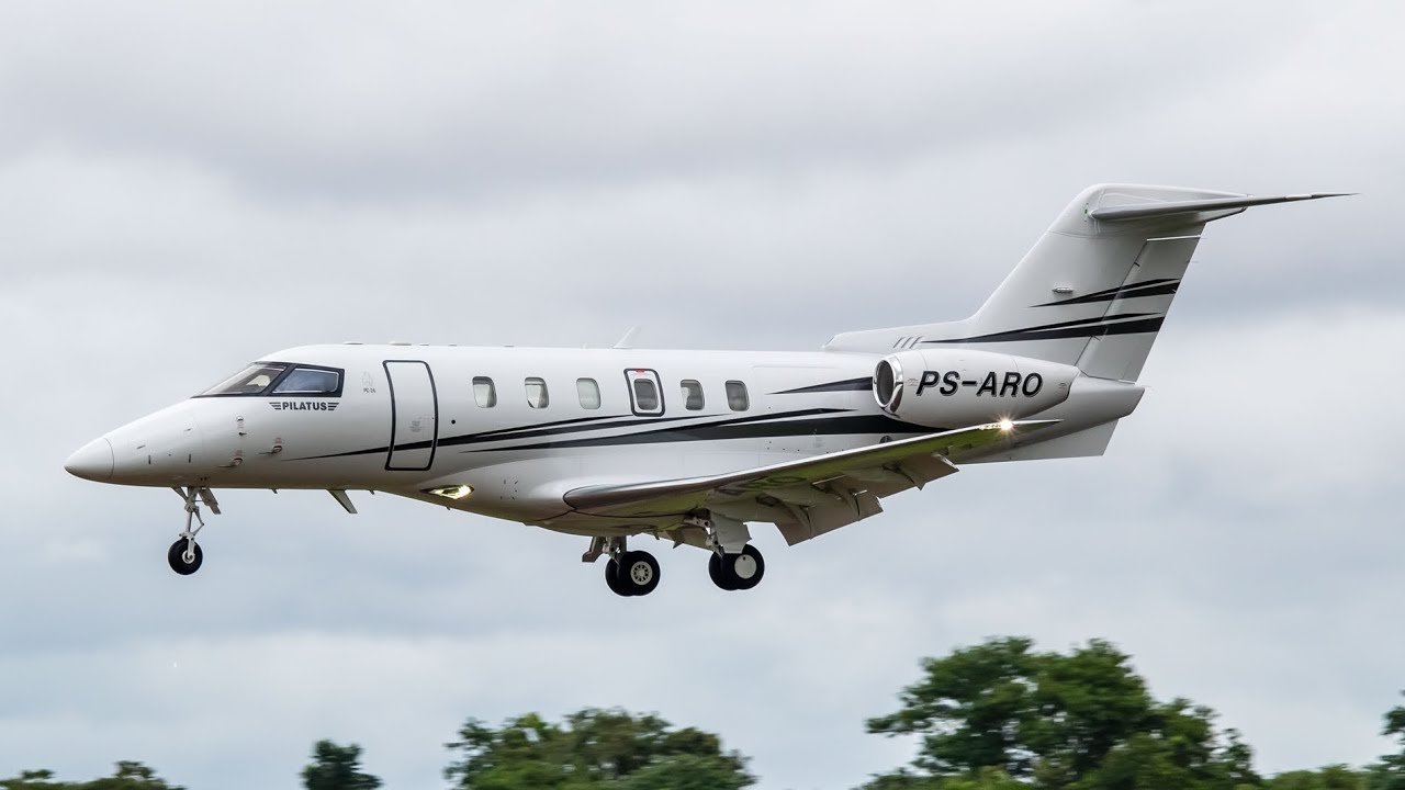 Novo Pilatus PC24 - (PS-ARO) - Pouso em Joinville 12/03/2023 - YouTube