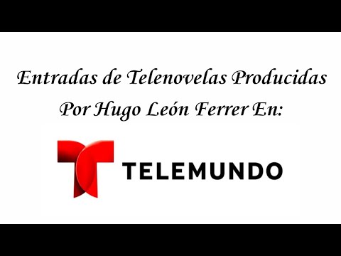Hugo León Ferrer en Telemundo | Entradas