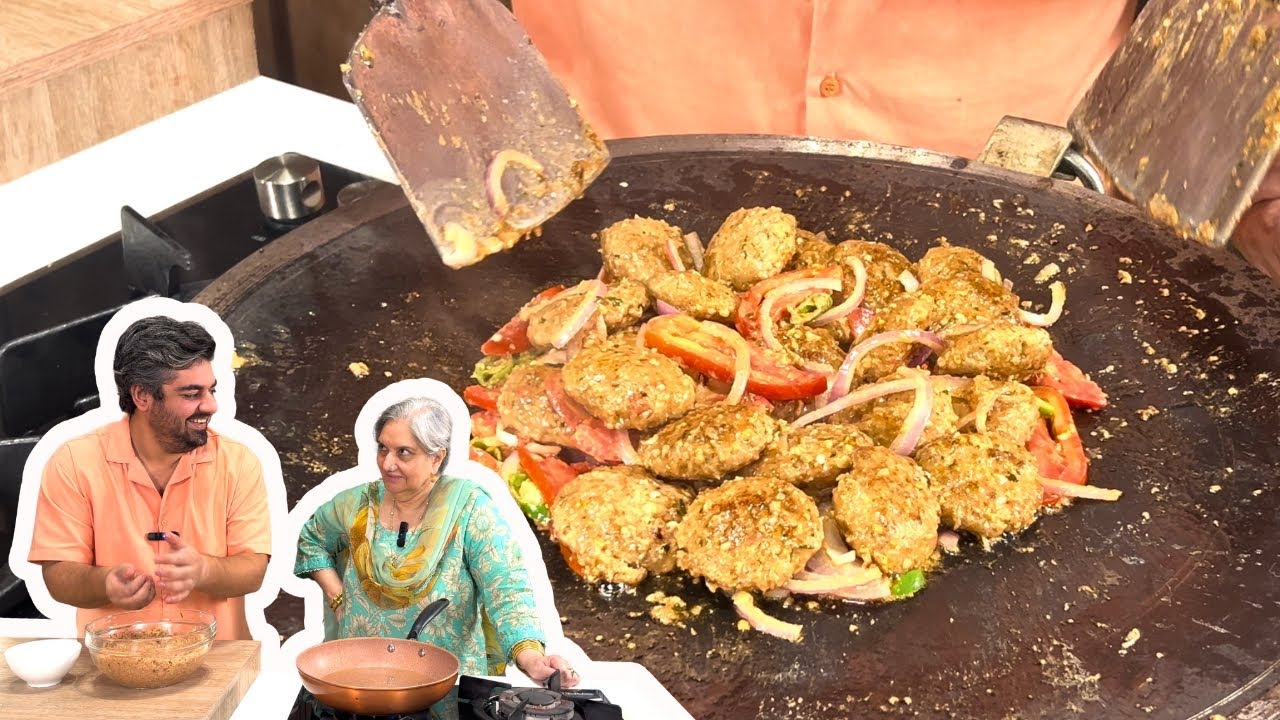One Bite Tawa Kebab | Chicken Kebab With A Twist | Food With Saad Raja ...