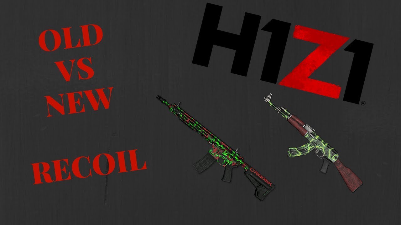 H1Z1 - Old vs New Recoil (AK-47 / AR-15) - YouTube