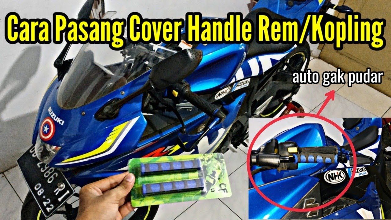 Cara Mudah Pasang Cover Karet Handle Rem & Kopling - YouTube