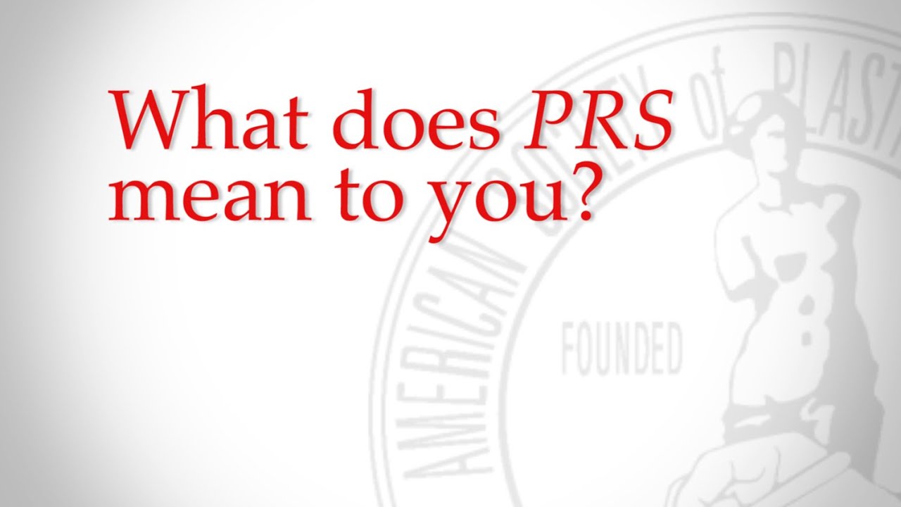Dr. Anu Bajaj, What does PRS mean to you? - YouTube