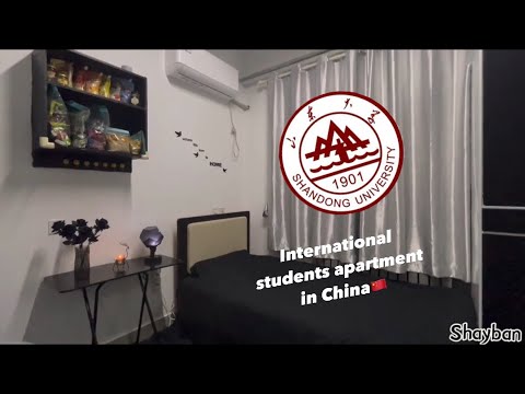 🇨🇳International students dorm/apartment in china|room tour|shandong ...