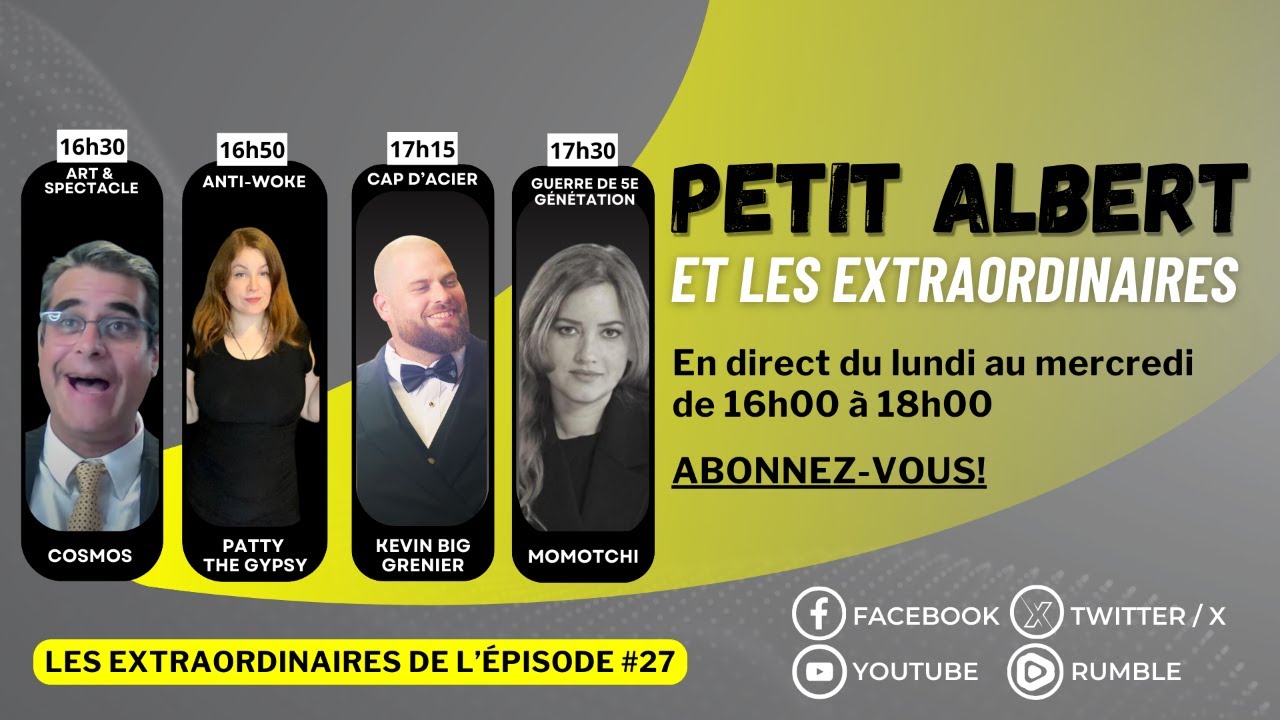 Petit Albert et les extraordinaires Ép. #27 - YouTube