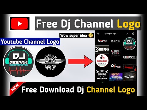 How to make logo | For youtube channel | Dj logo kaise banaye | Dj logo design | Download dj logo