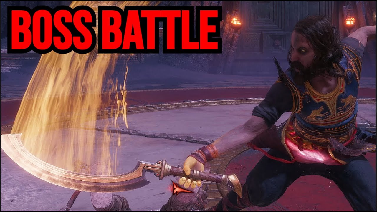 Seventh Sword Týr Boss Fight || Valhalla: God of War Ragnarok DLC - YouTube