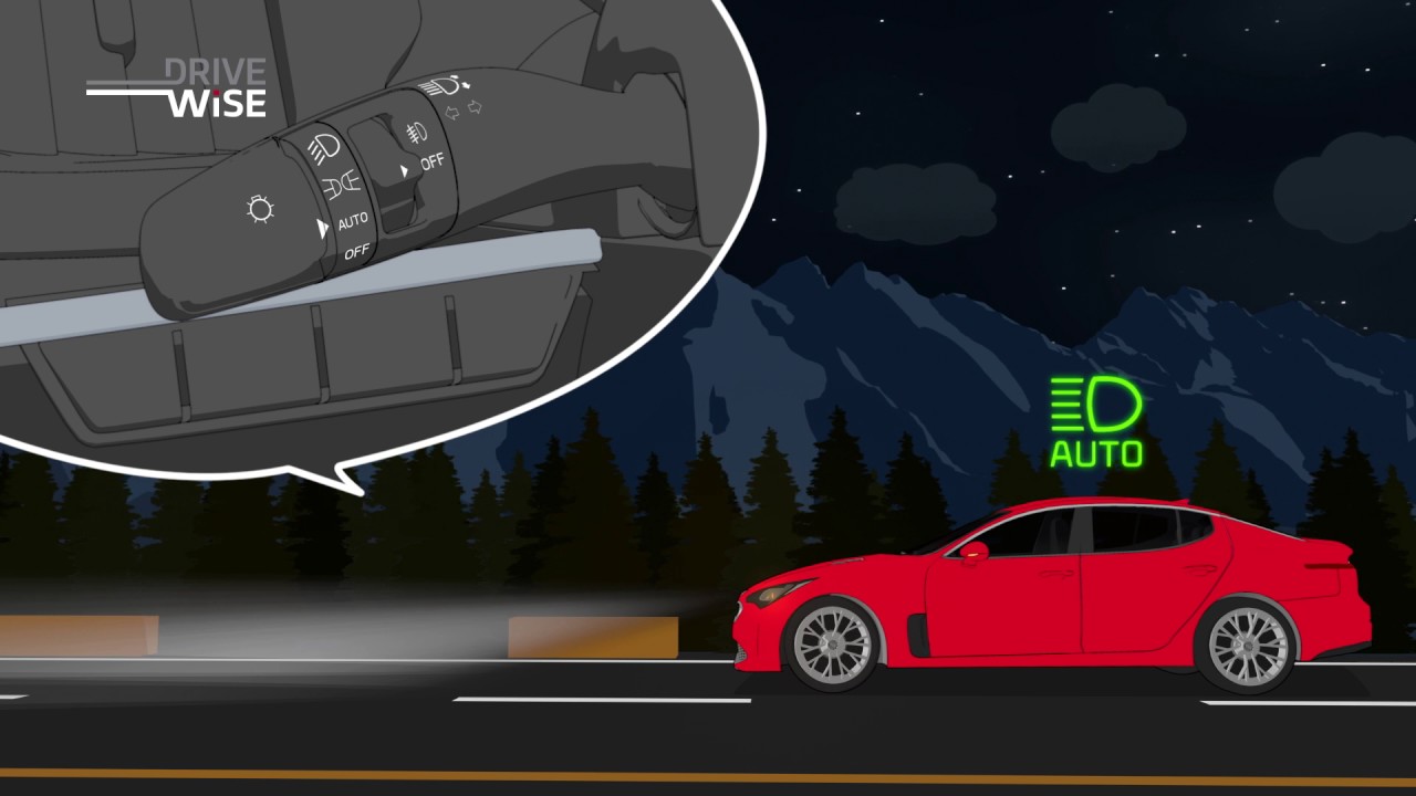 How to adjust high beams automatically - YouTube