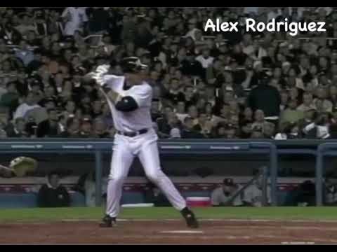 Alex Rodriguez Home Run Swing - 2004 ALDS - YouTube