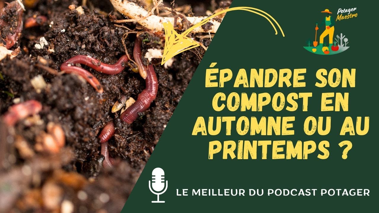 Compost au potager : épandre en automne ou au printemps ? - YouTube
