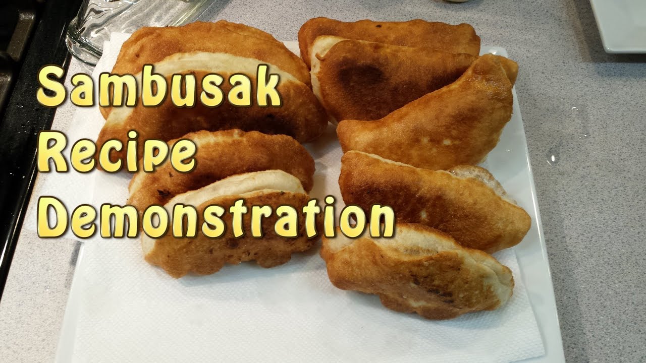 How to make Sambusak Recipe Demonstration - YouTube