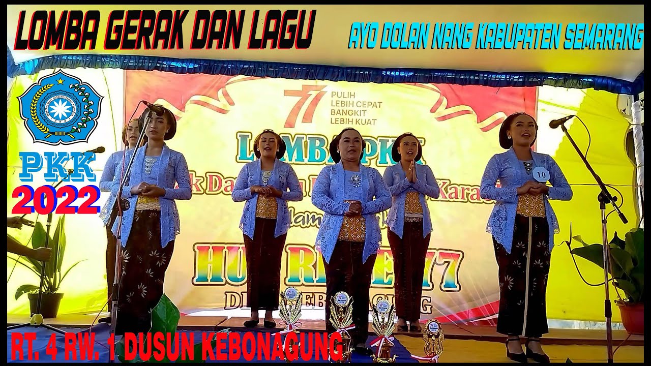 RT 4 RW 1 DSN KEBONAGUNG DESA KEBONAGUNG LOMBA GERAK DAN LAGU PKK AYO ...