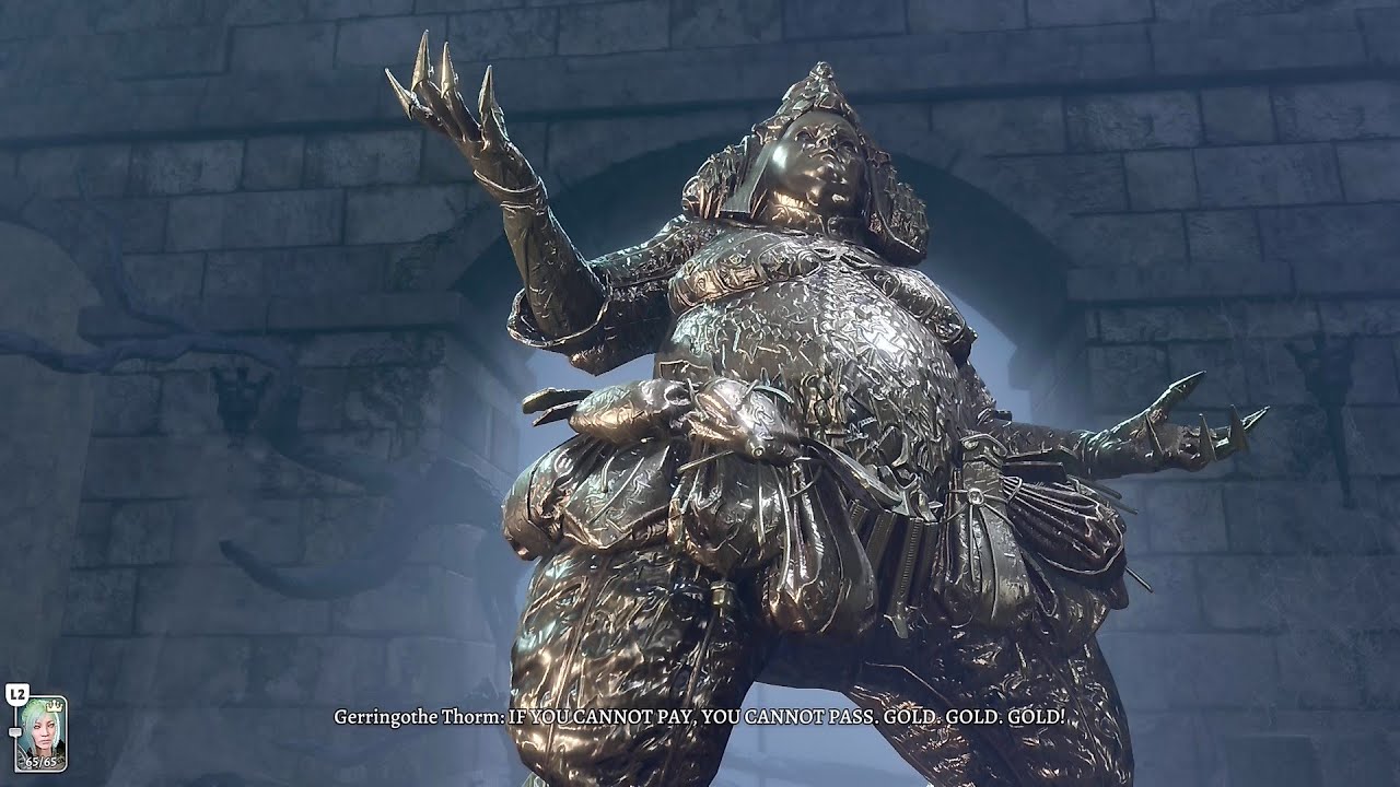 Baldur's Gate 3 - Gerringothe Thorm, the Golden 【Honour Mode】 - YouTube