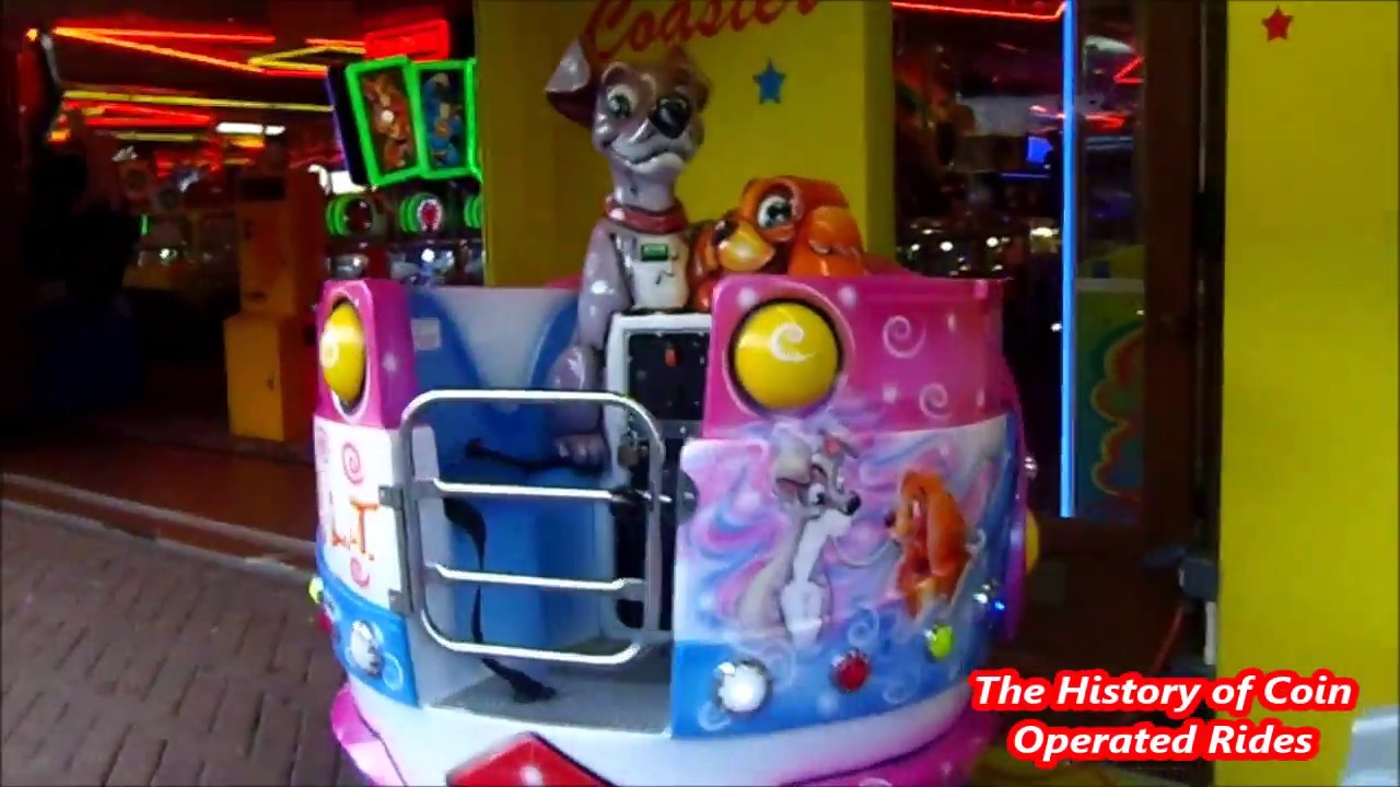 2000s Coin Operated Lady and the Tramp Kiddie Ride - Taga-Disco - YouTube