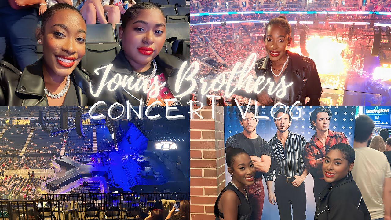 JONAS BROTHERS CONCERT VLOG + GRWM - YouTube