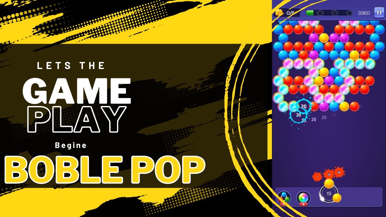 Buble Pop game streaming . Fun to watch and learn - YouTube
