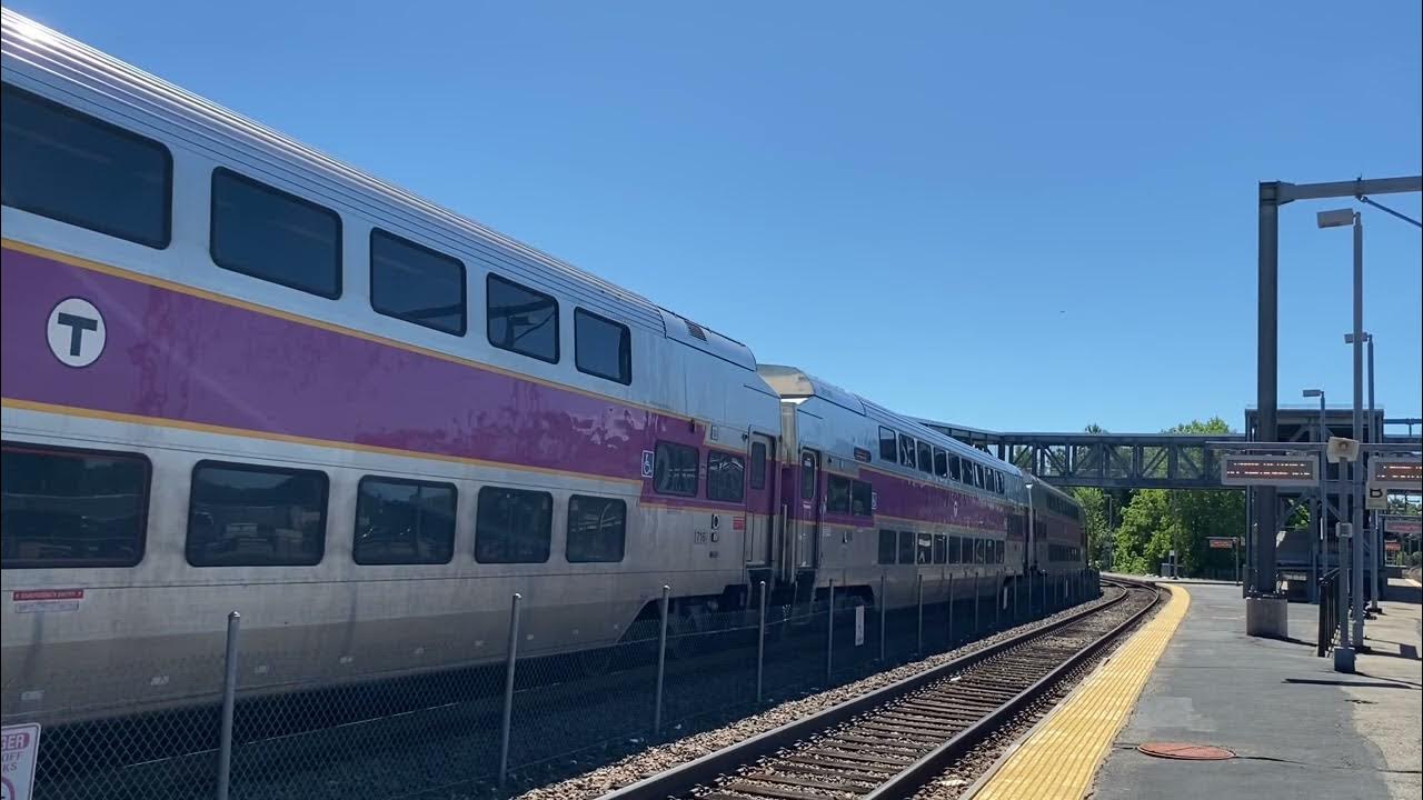 MBTA cab car 1716 at Canton Junction - YouTube