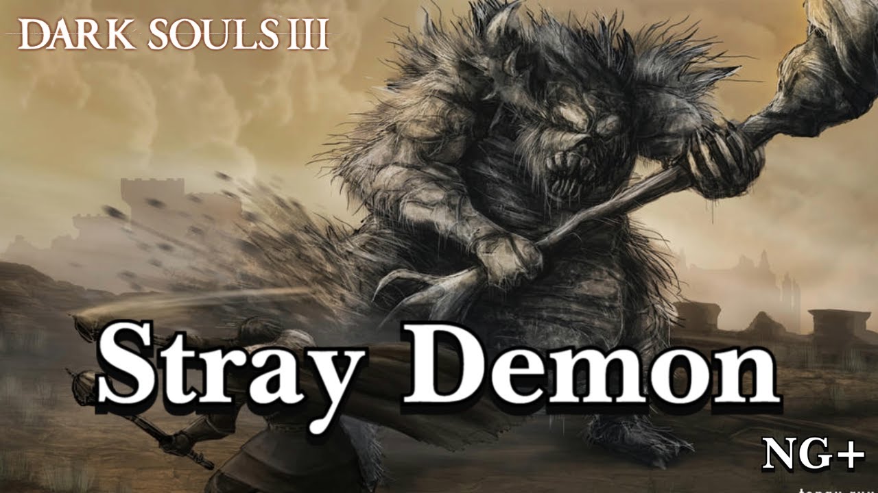 Dark Souls 3: Stray Demon Boss Fight - The Forgotten Demon - YouTube