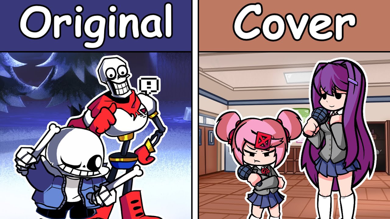 Bonedoggle Original Vs Cover [Tabby Teamed] (Indie Cross) - FNF - YouTube