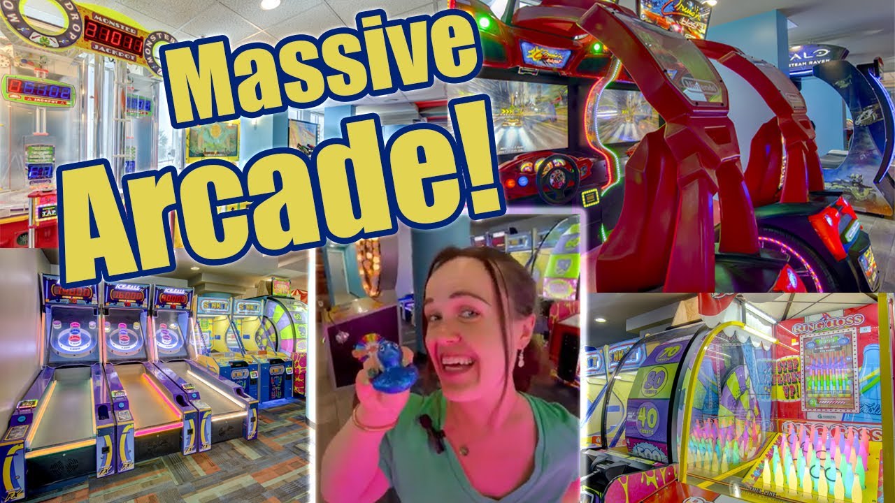 FUN and Games at the NEW Largest Arcade in Myrtle Beach at Crown Reef ...