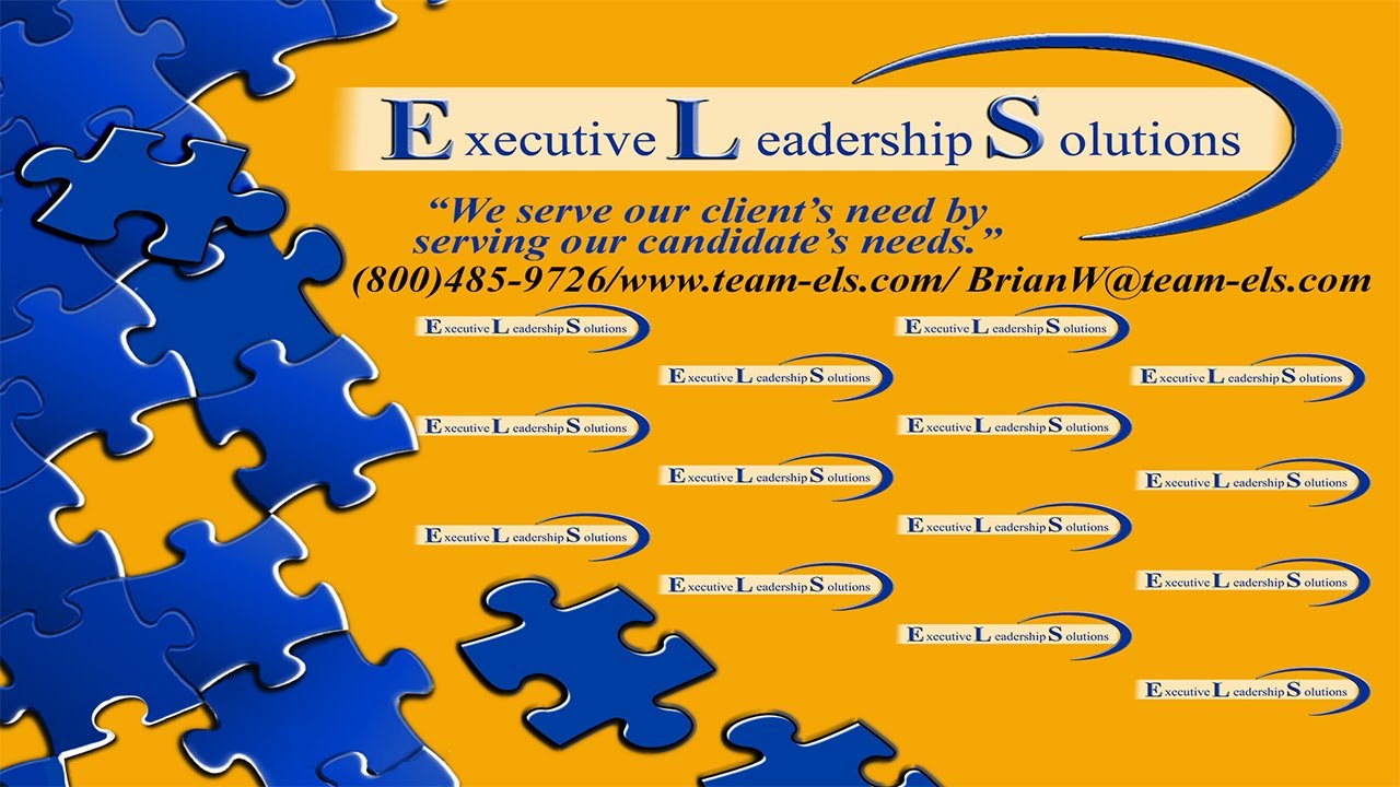 Executive Leadership Solutions Logo sting 02 24 22 - YouTube