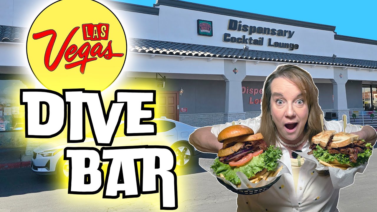 Locals Favorite Vegas Dive Bar With The Biggest Burger - YouTube