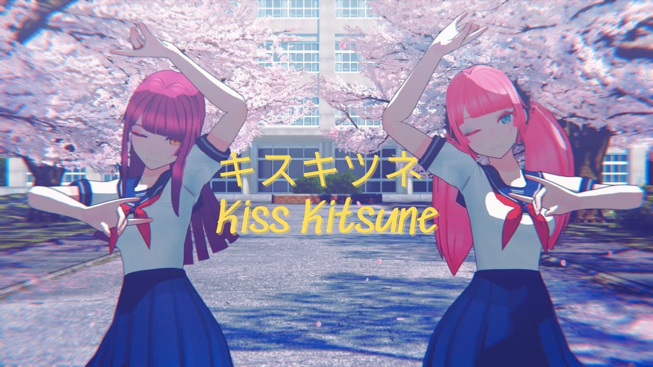[Yandere Simulator MMD] 「キスキツネ」Kiss Kitsune (Basu Sisters) - YouTube