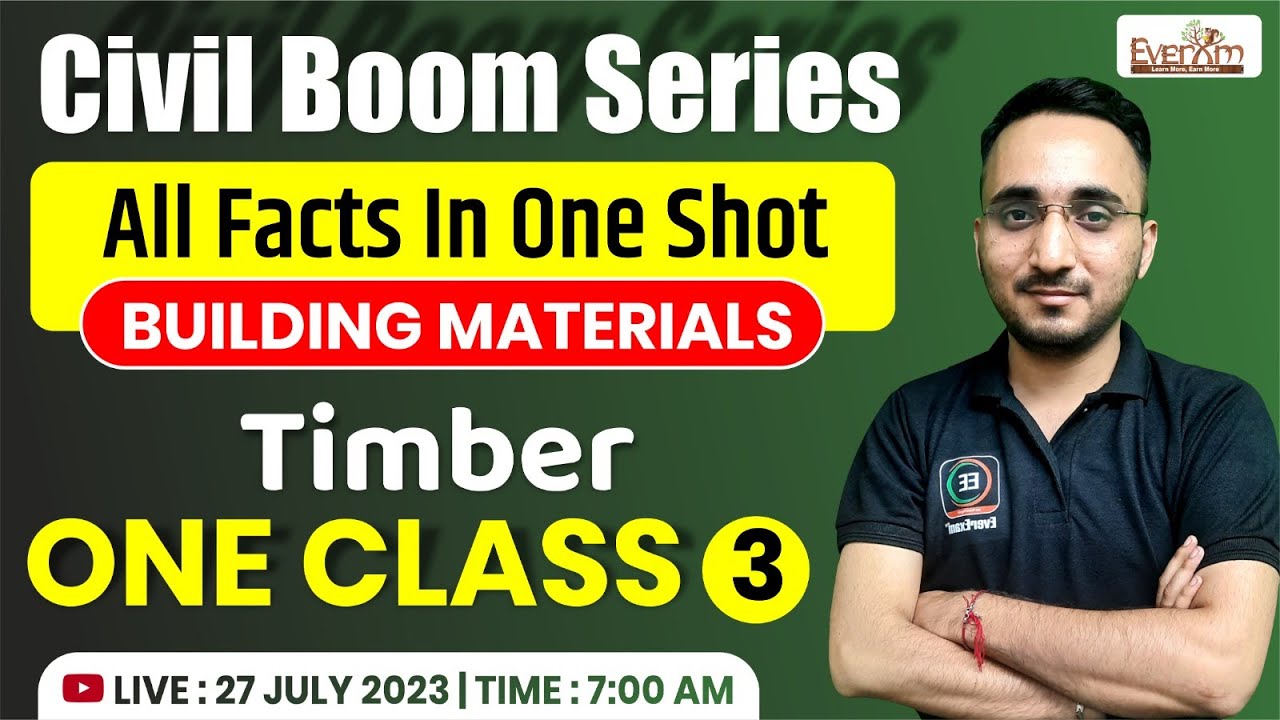 Building Materials Civil Engineering One Shot | Timber in One Class ...
