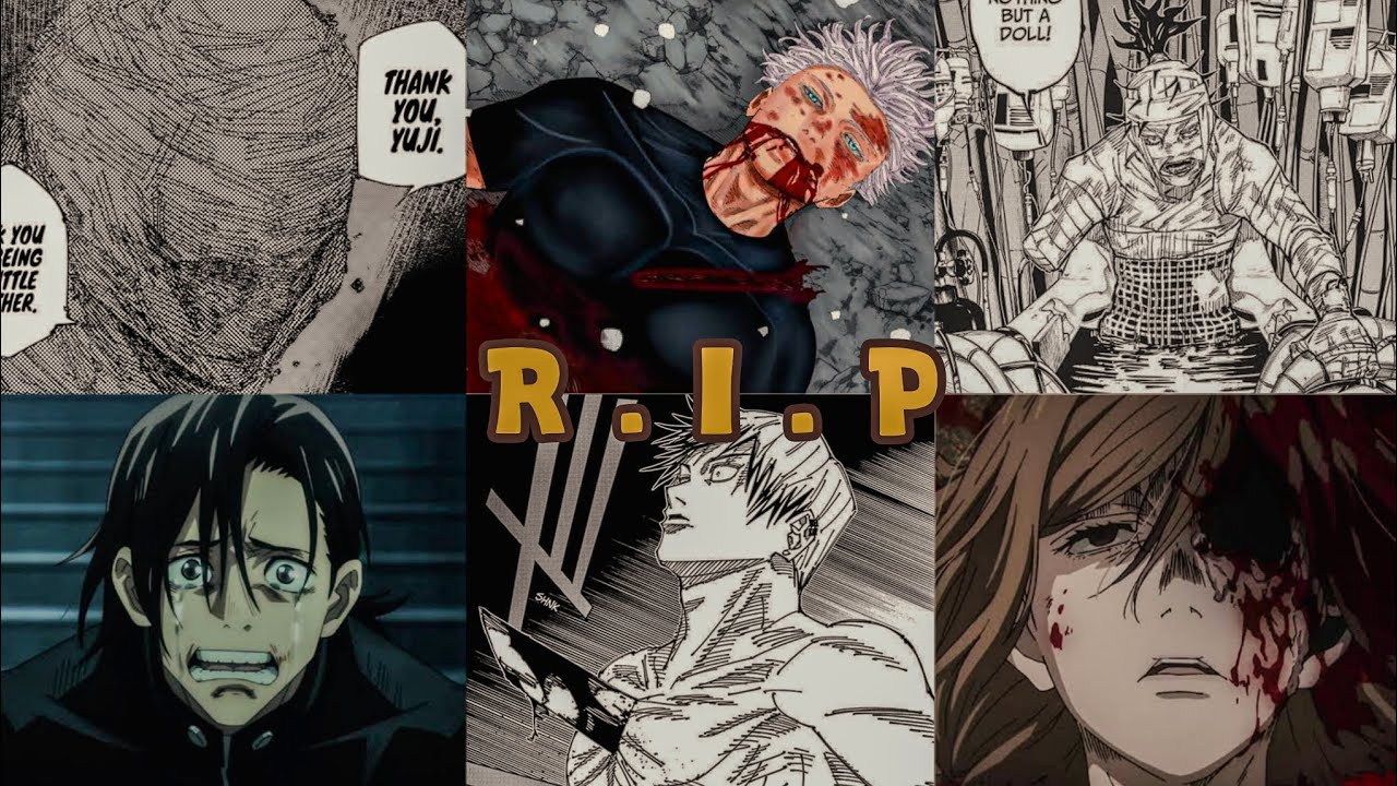 All Deaths From Jujutsu Kaisen Manga / Anime [ Spoilers ] | JJK 262 ...