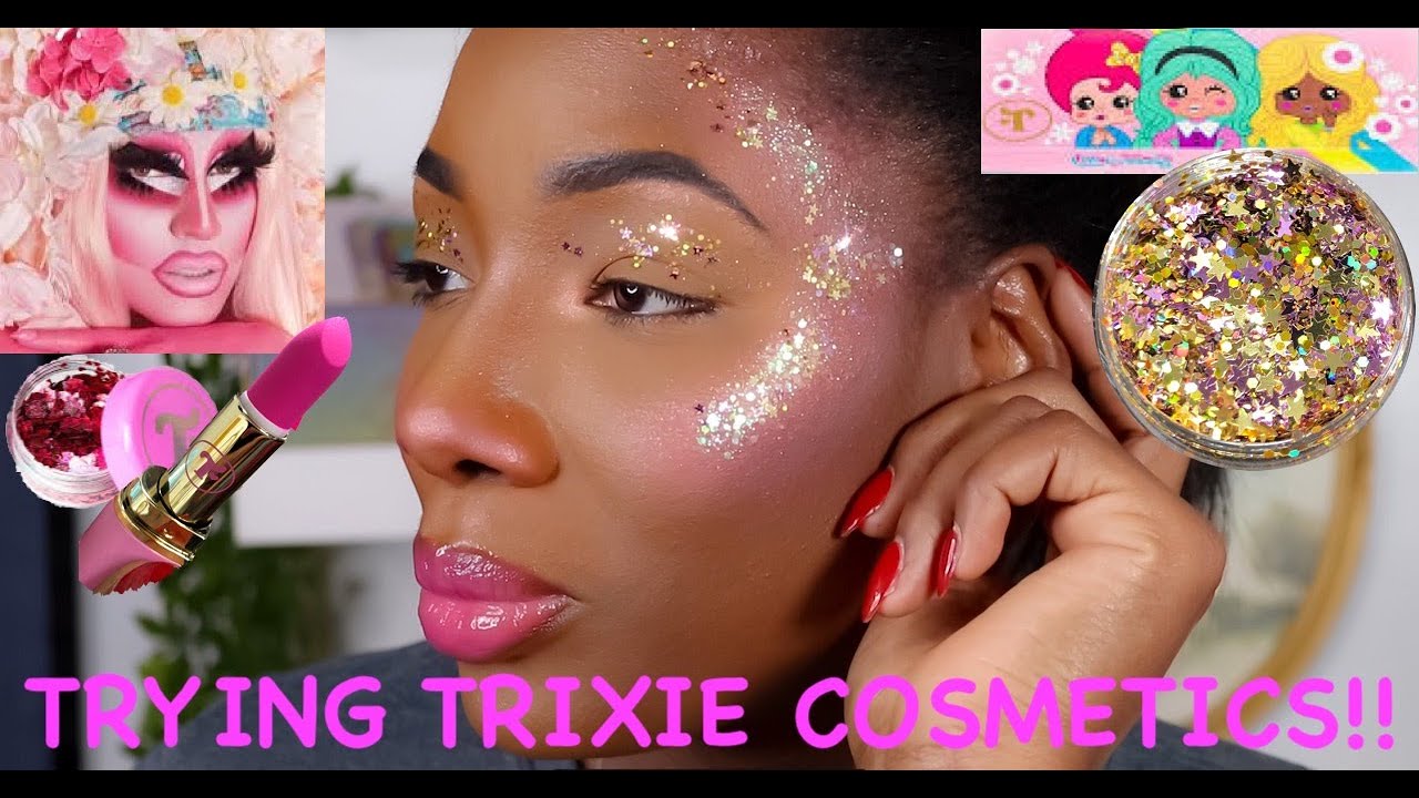 TRYING OUT TRIXIE COSMETICS FOR THE FIRST TIME - YouTube