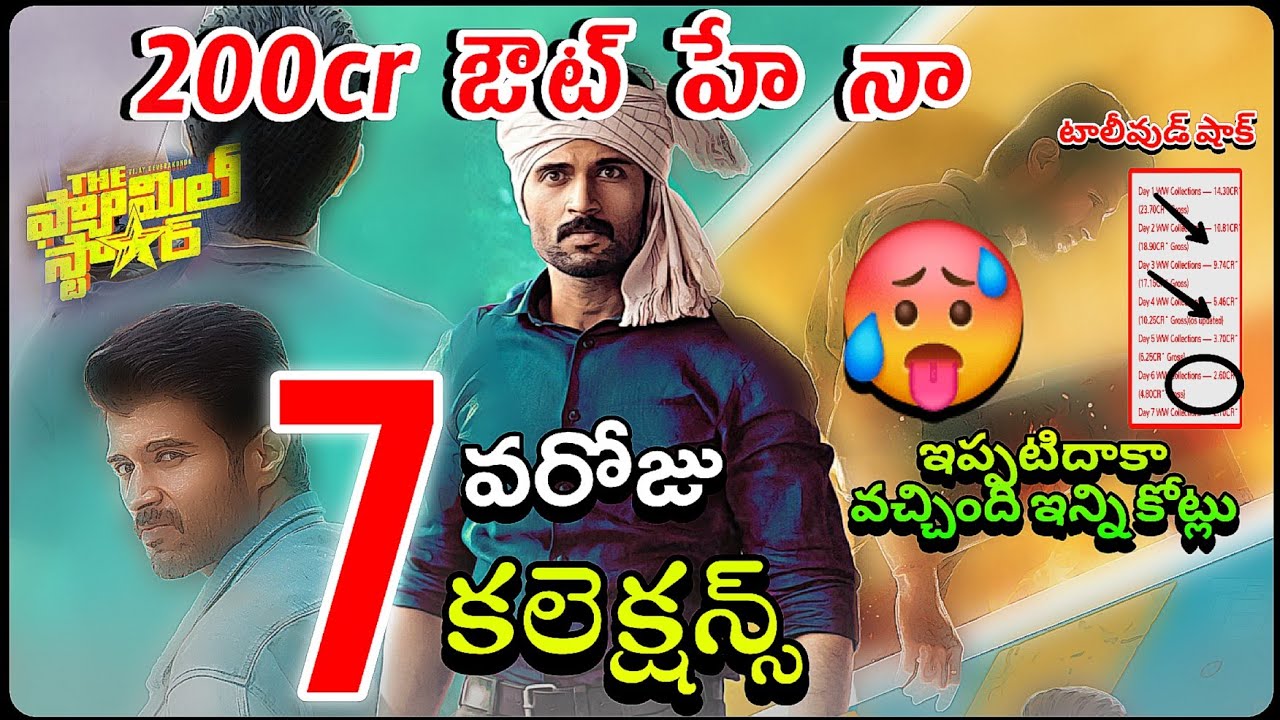 Vijay Devarakonda Family Star 7 Days Collection, Family Star ...