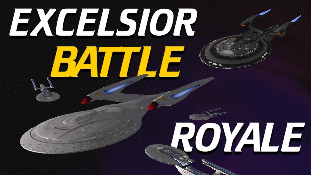 Excelsior A BATTLES All Excelsiors | Star Trek Bridge Commander - YouTube