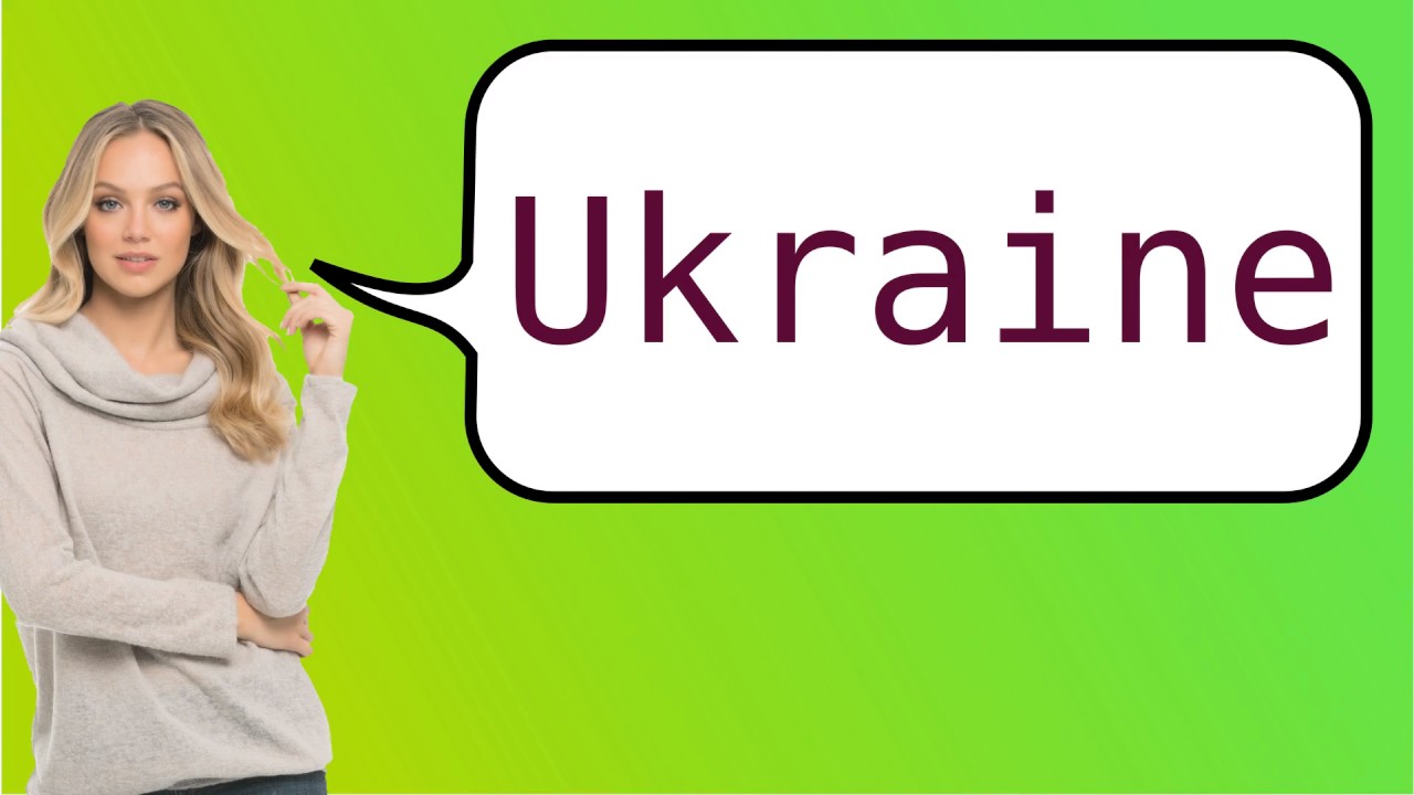 How to say ukraine in French? - YouTube