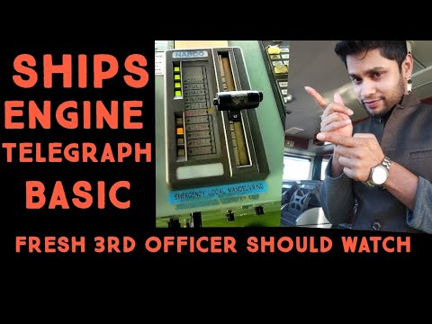 SHIPS ENGINE TELEGRAPH BASIC. FRESH 3RD OFFICER, FRESH 2ND ...