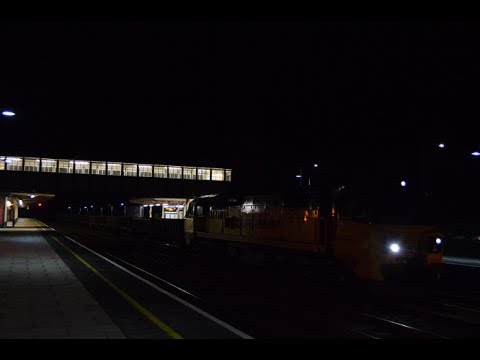 #656: Colas Rail Class 70802 & 70806 depart from Bangor (06/05/16 ...