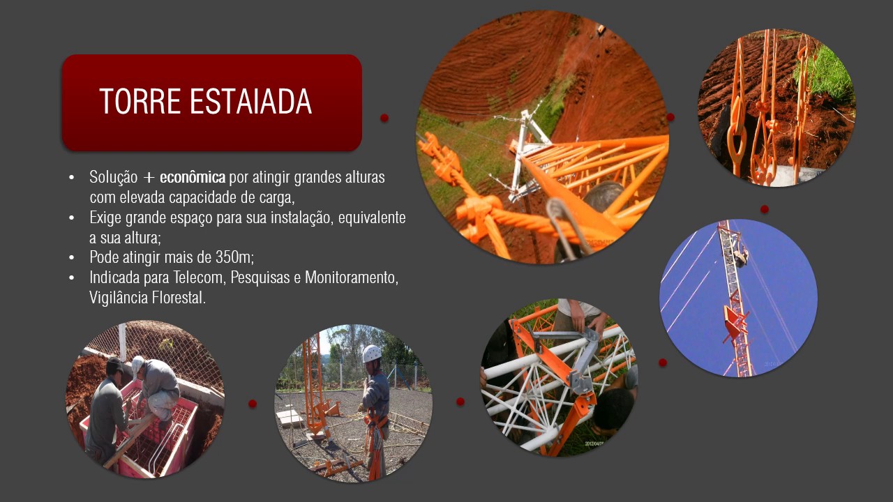 TORRES METÁLICAS - ESTAIADAS E AUTOPORTANTES - YouTube